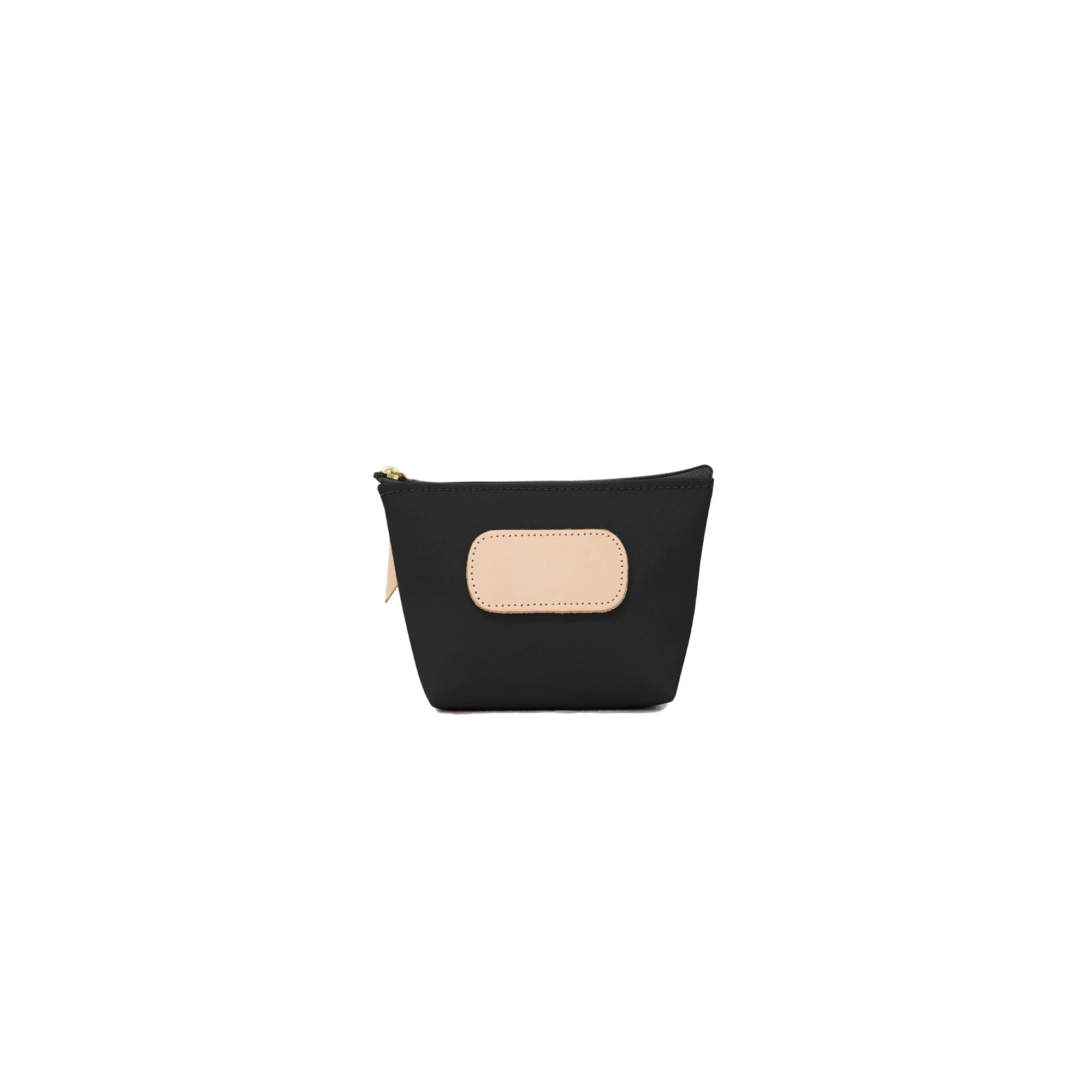 Jon Hart Chico Pouch – Compact Coated Canvas & Leather Bag – Chêne Blanc