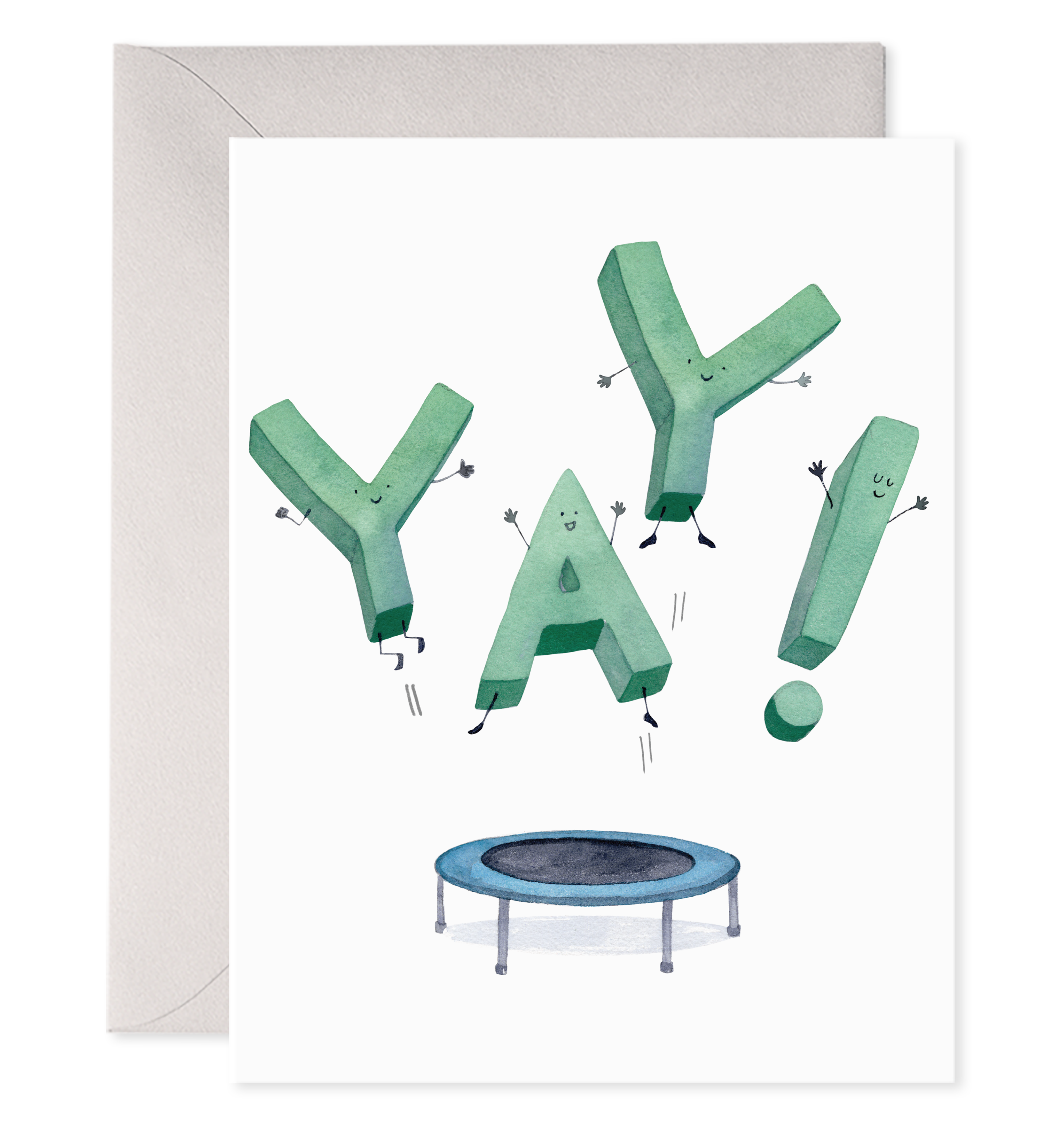 Chêne Blanc | Jumping Yay Greeting Card | Ooltewah, TN